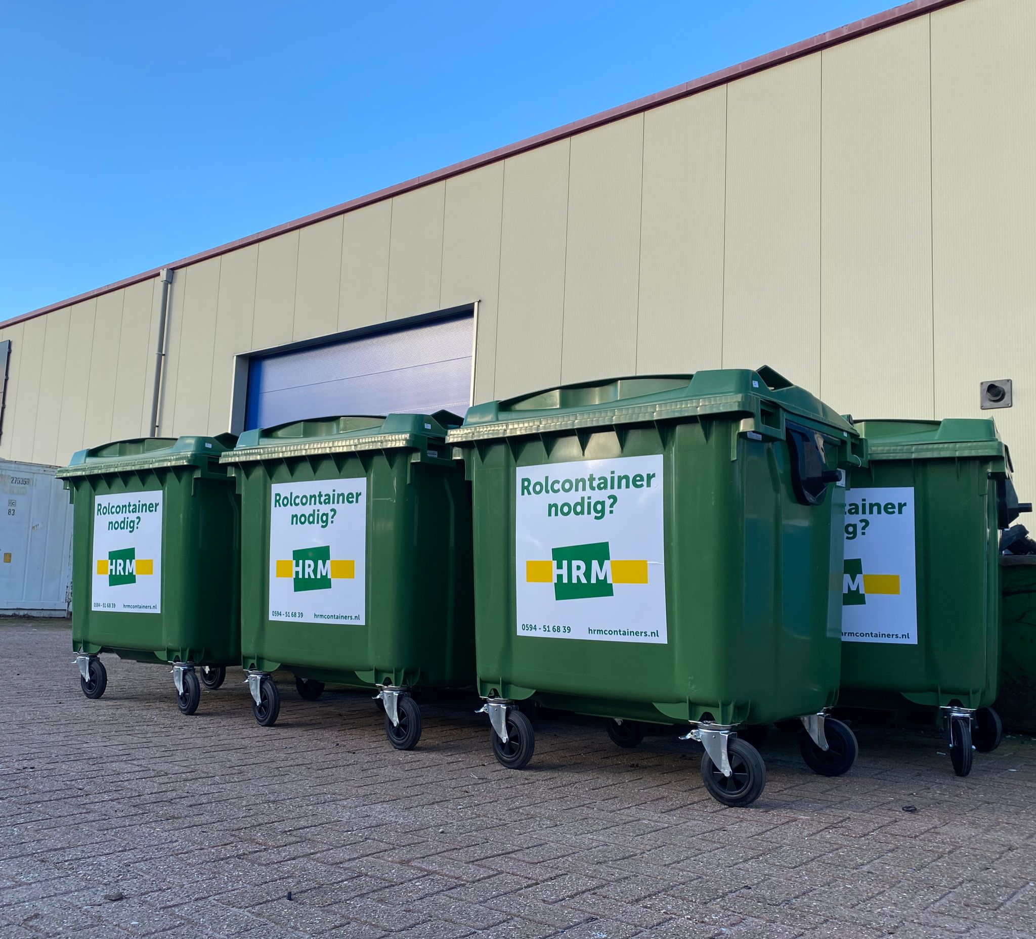 Rolcontainer huren in Uithuizen - HRM Containers